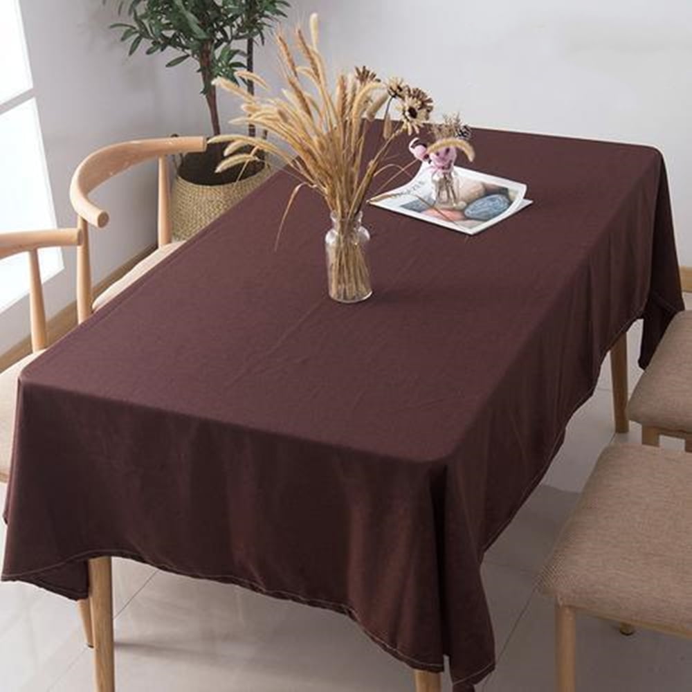 Xukmct Washable Linen Table Cloths Rectangular Table Cover Modern ...