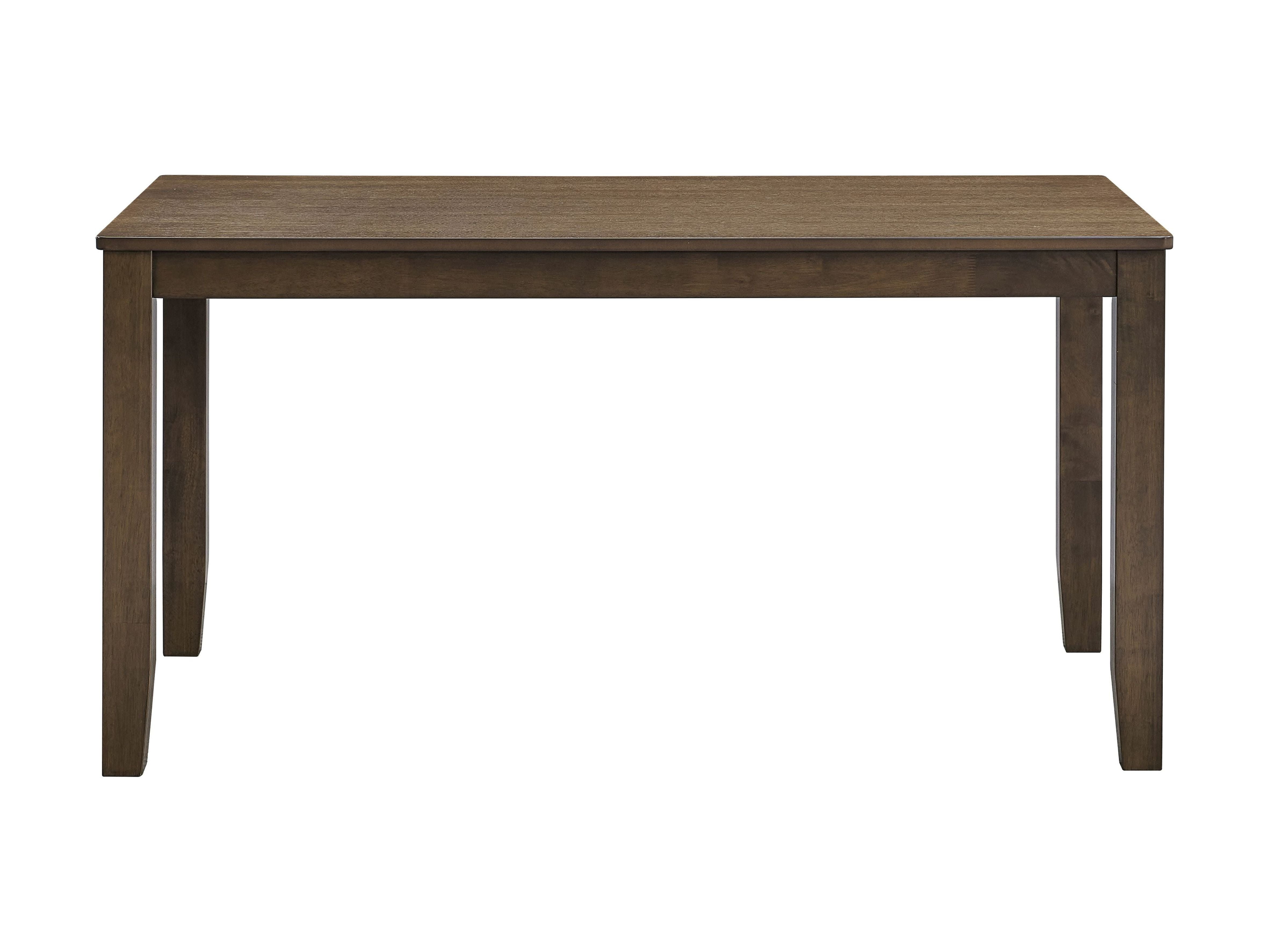 Xukmct Wood Dining Table for 4 Person, Rectangle Dining Desk for Living ...