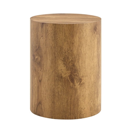 Xukmct Wood Side Table Round Center Table Coffee Table for Living Room ...