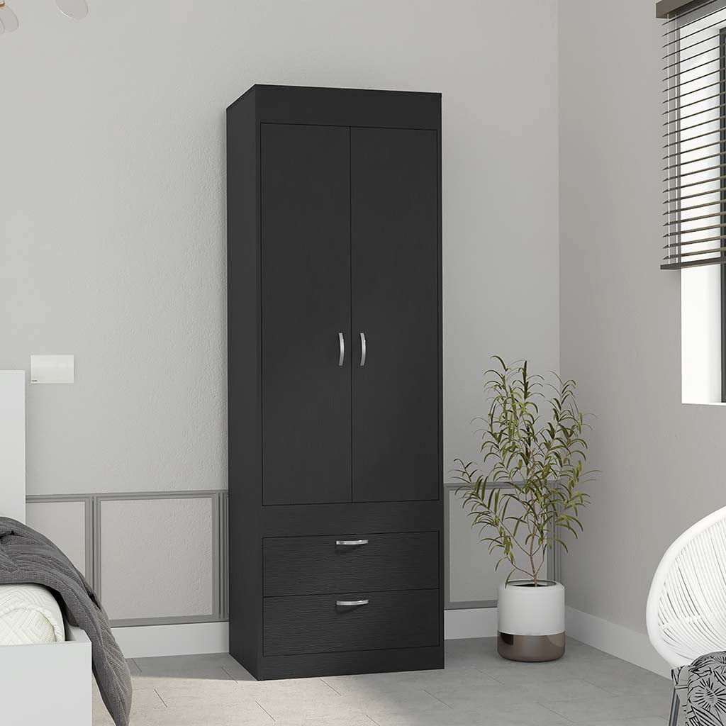Xukmct Wood Wardrobe for Living Room, Home, Clothes Storage Cabinet ...