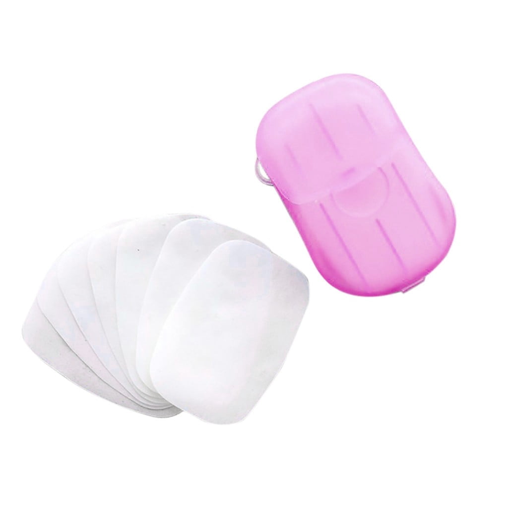 Xulianz Clearance 20Pcs Disposable Soap Sheets, Mini Portable Hand ...