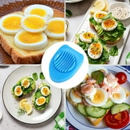 Joie Eggy ABS/Stainless Steel Hard Boiled Egg Slicer, Kitchen Gadget ...