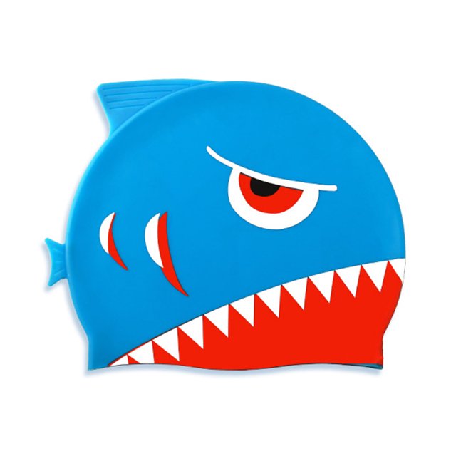 XunW Swim Cap Kids 1Pack Silicone Fun Swim Caps For Girls And Boys Kids ...