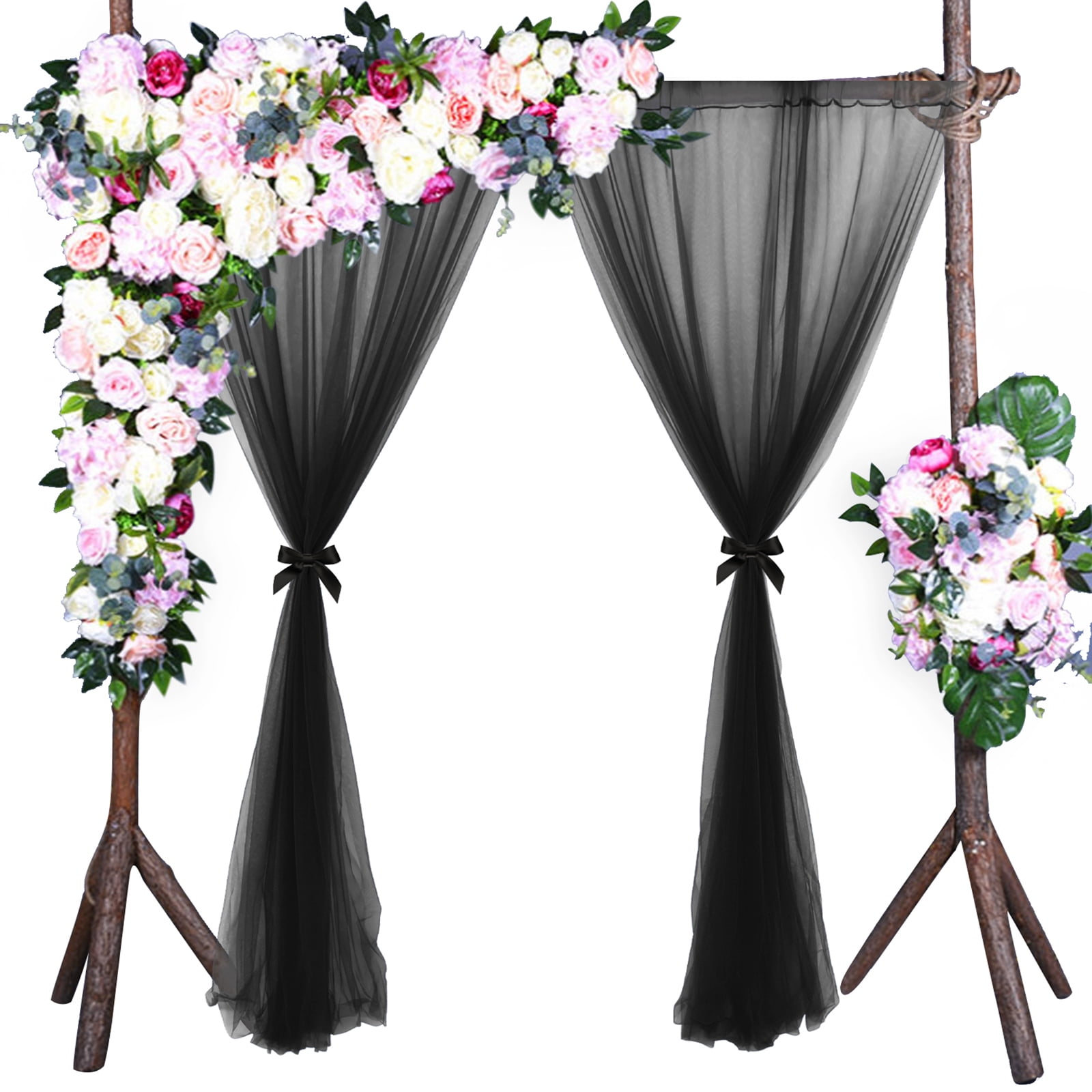XunW Window Screening Drape Translucent Curtains Photo Props Backdrop ...