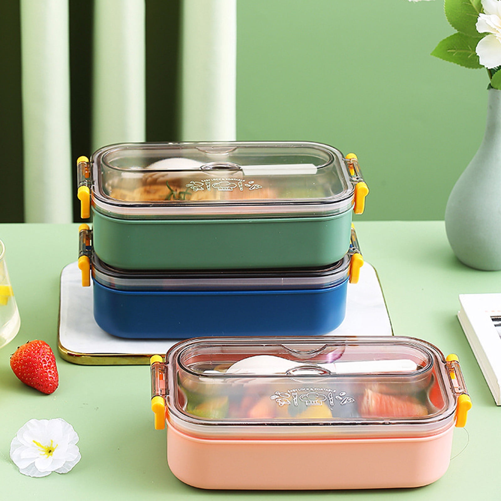 Xuniizn Bento Box Adult Lunch Box, Containers for Adults Men Women ...