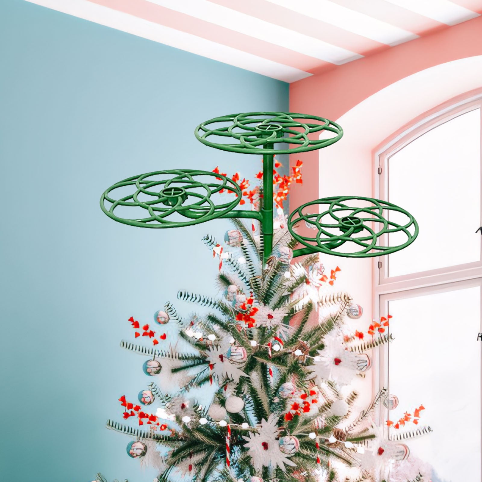 Xuniizn Christmas Tree Topper Holders Pick Fix Christmas Twists Tree ...