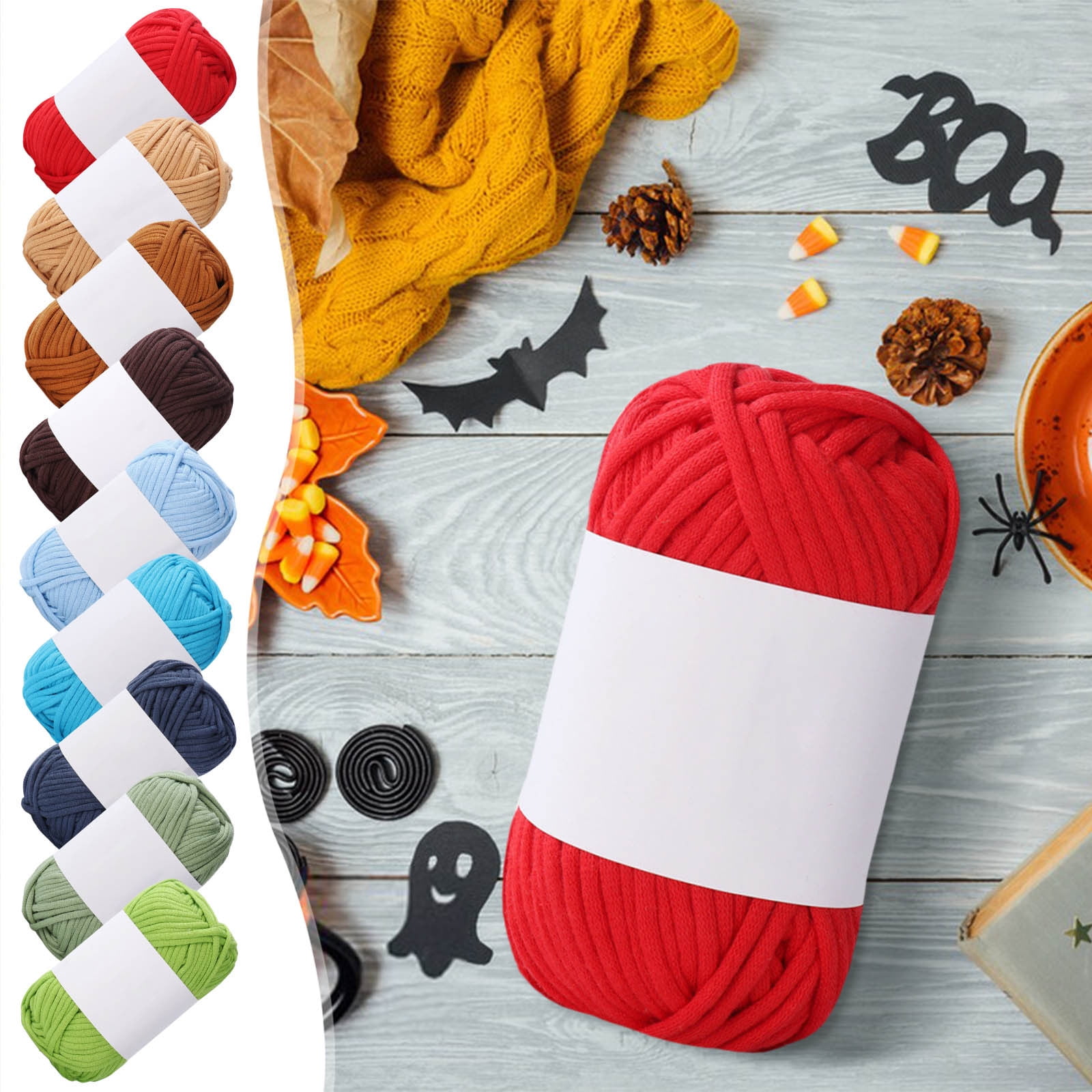 Xuniizn Crochet Yarn for Crocheting - Colorful 50g Soft Baby Wool, Hand Knitting Yarn, Ideal for ...