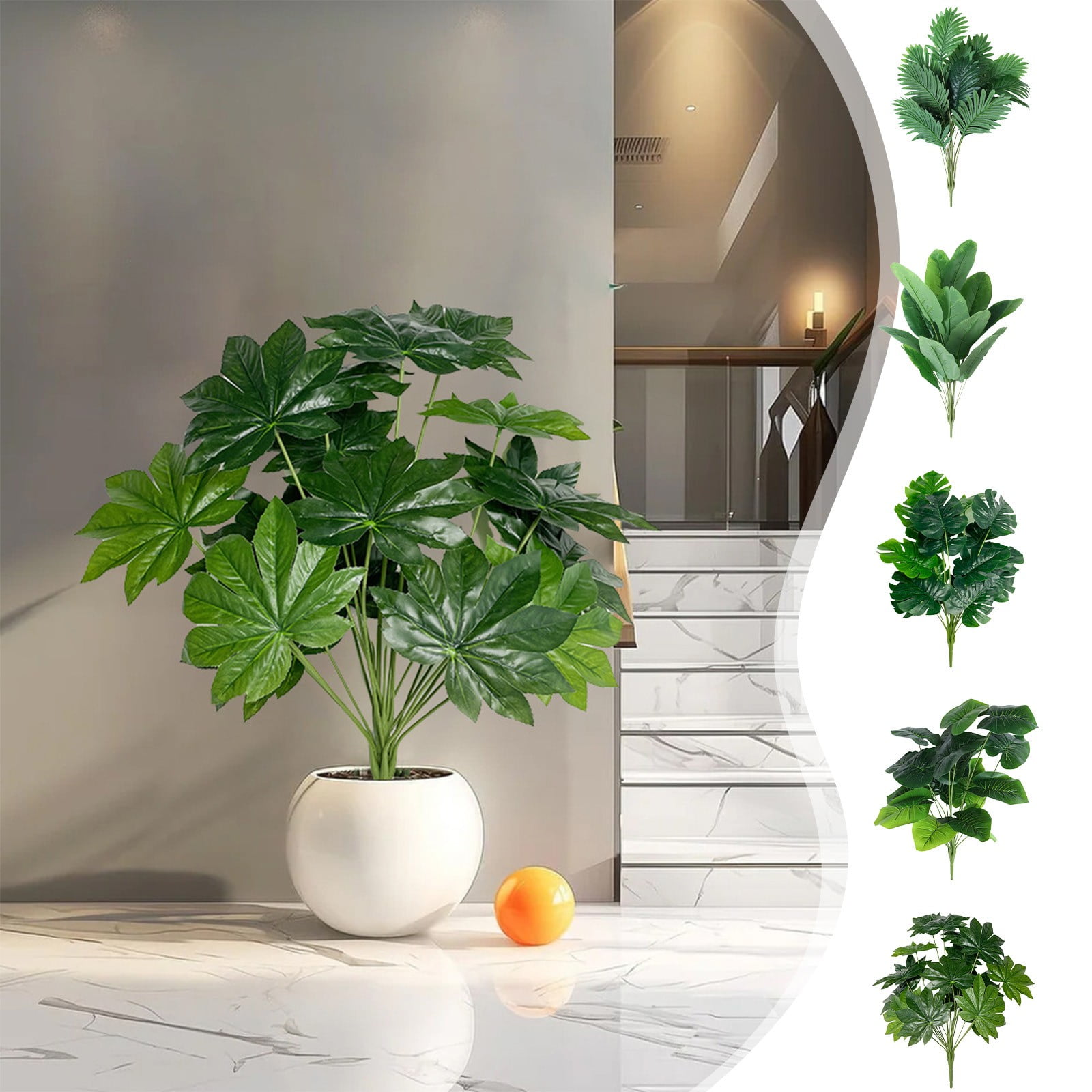 Xuniizn Fake Plants, 30" Realistic Simulation Green Plants, Artificial ...