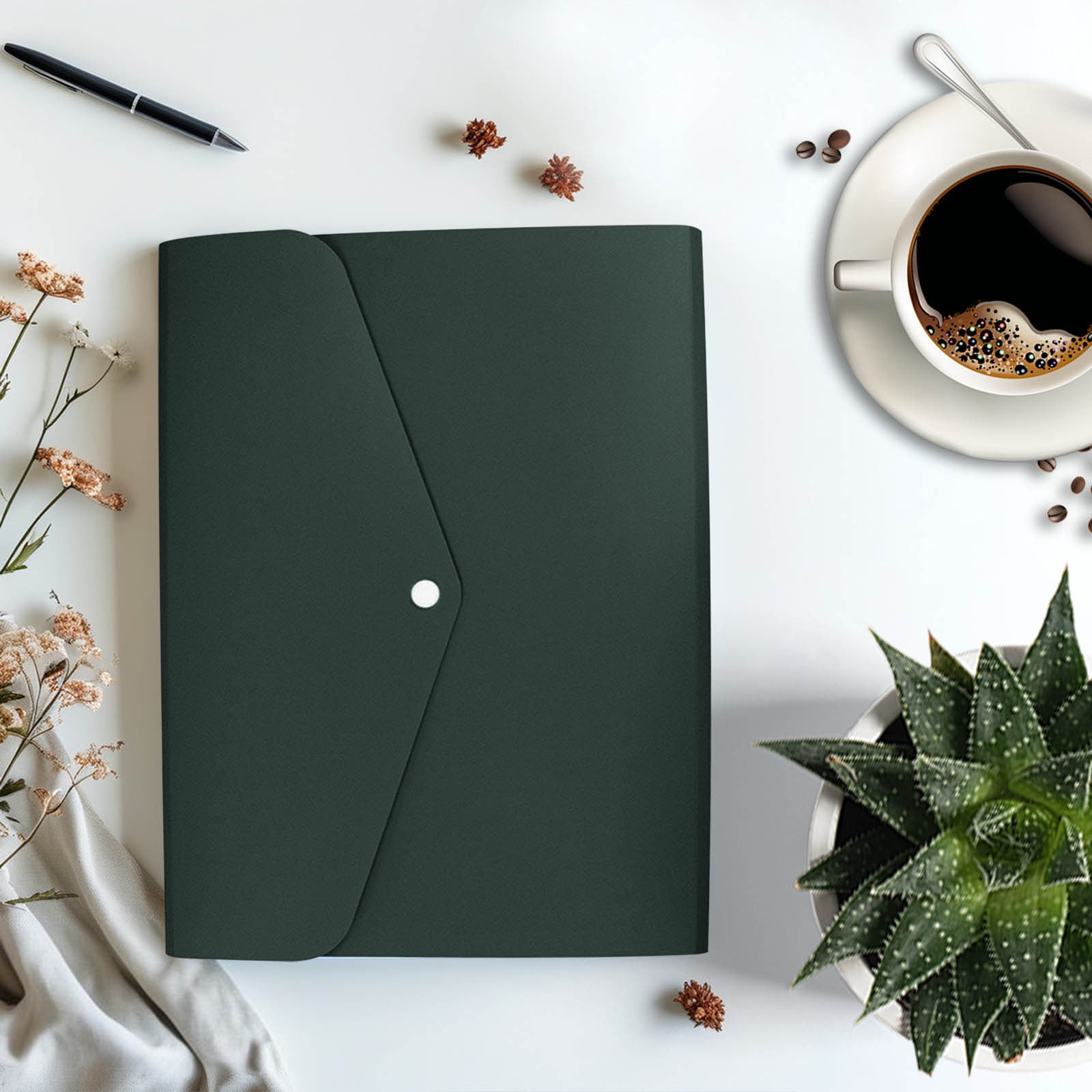 Xuniizn File Folders, 10x13" Portable Solid Color Large Capacity ...