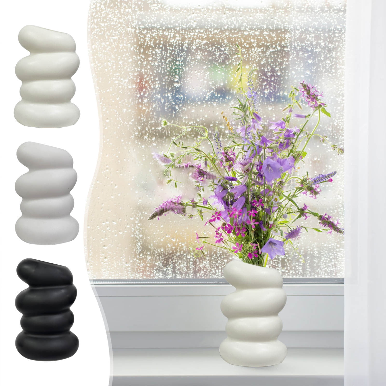 Xuniizn Flower Vase Plastic Vases for Centerpieces, Home & Garden ...