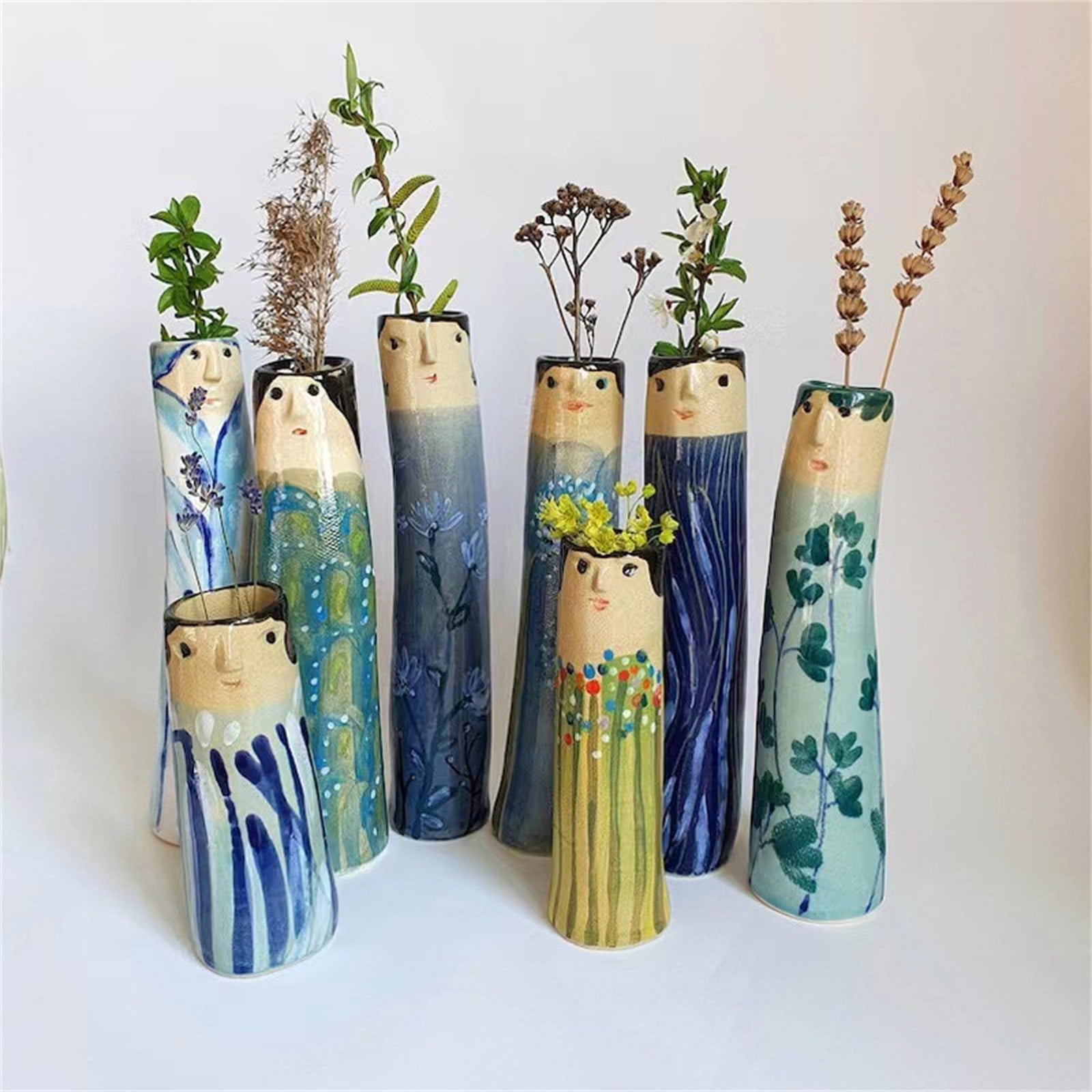 Xuniizn Flower Vase Resin Vases for Centerpieces, Home & Garden ...