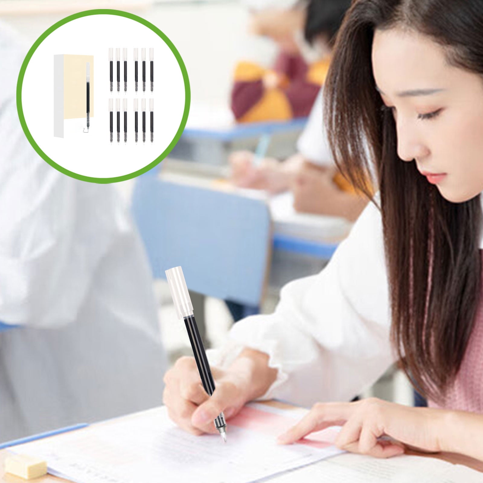 Xuniizn Gel Pens, No Bleed & Smear Quickly Dry Touchscreen Ink Pens ...