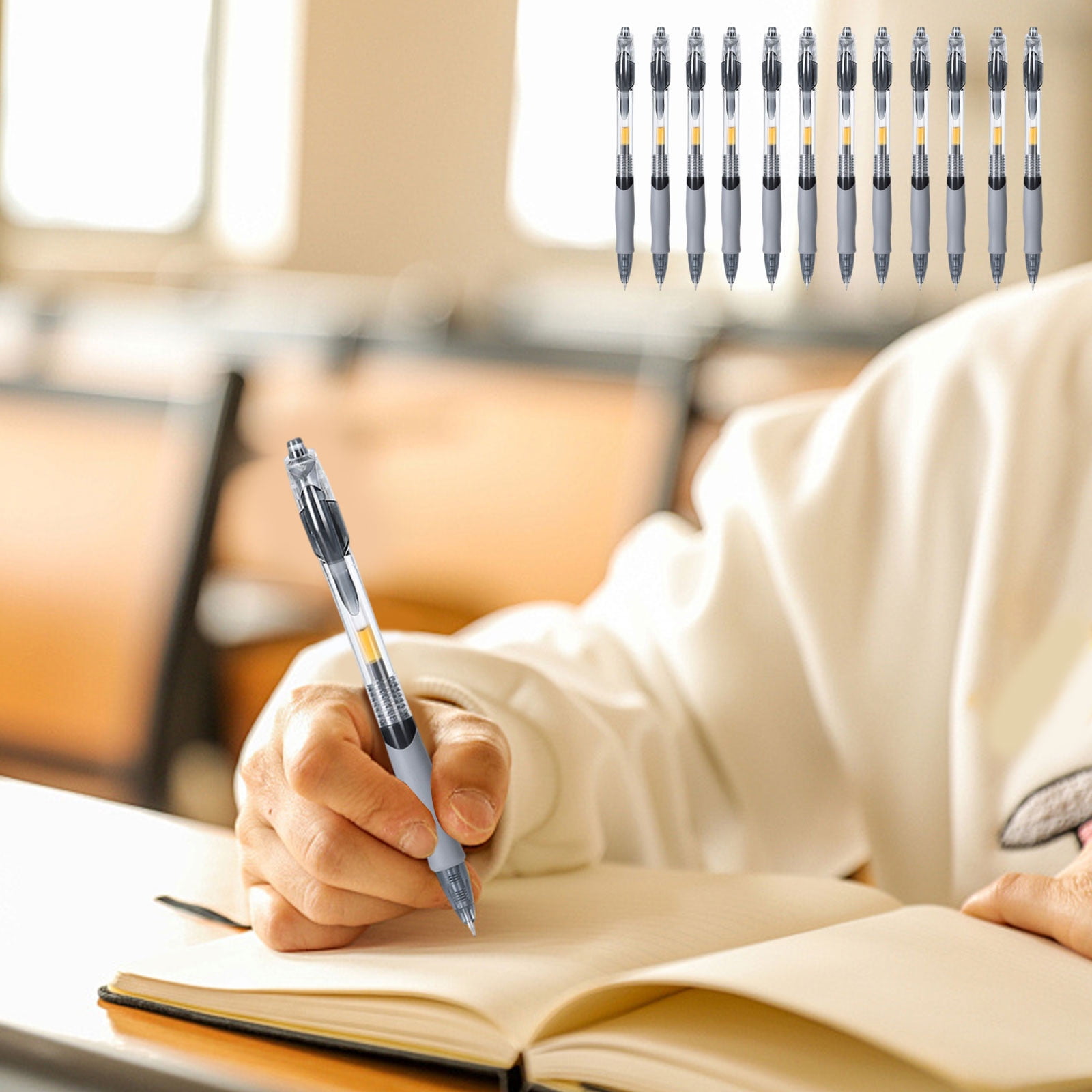 Xuniizn Gel Pens, No Bleed & Smear Quickly Dry Touchscreen Ink Pens ...