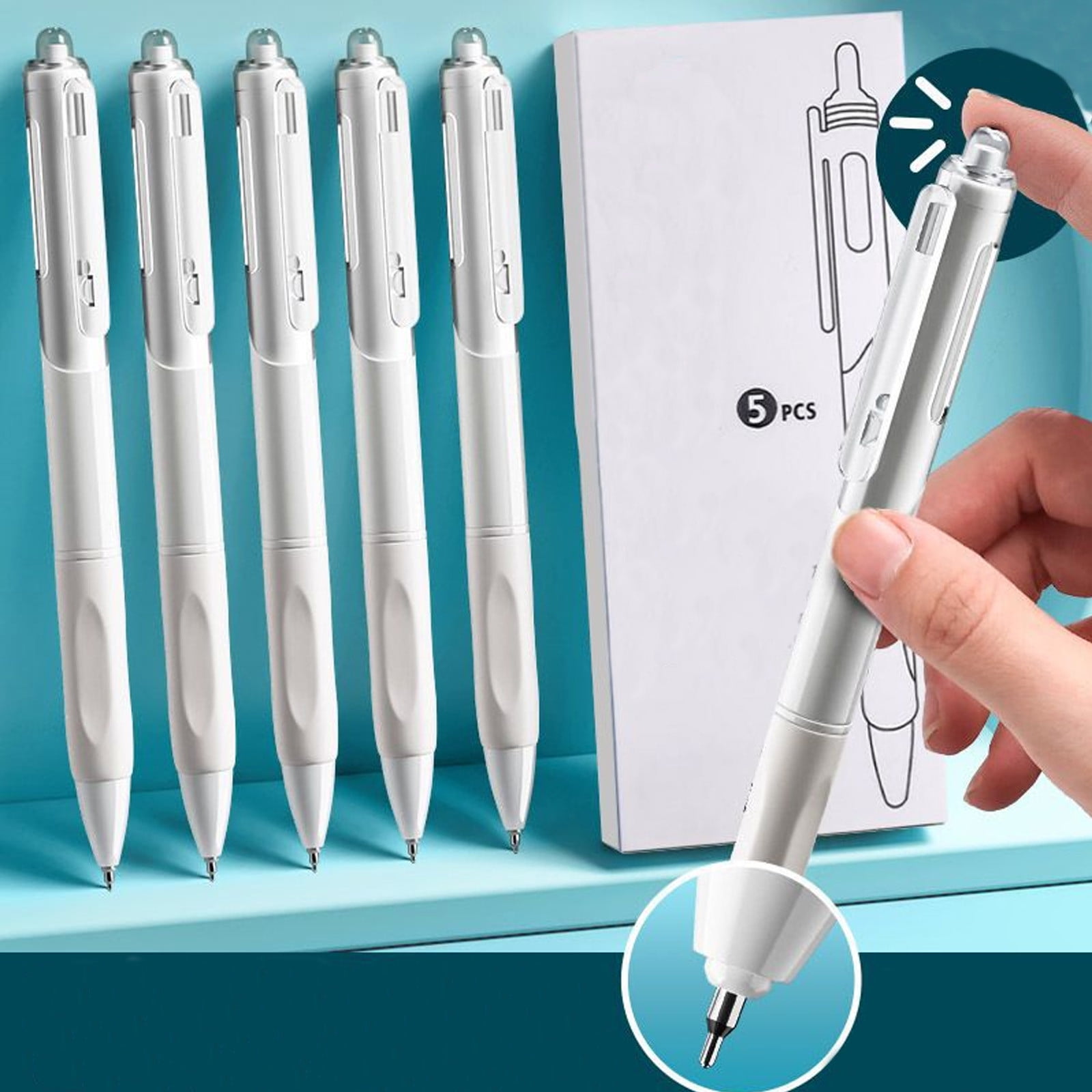 Xuniizn Gel Pens, No Bleed & Smear Quickly Dry Touchscreen Ink Pens ...