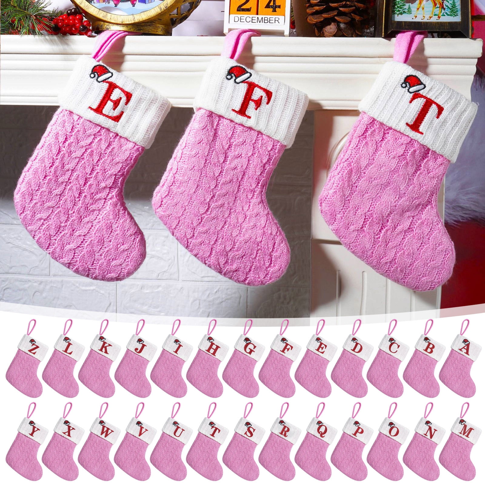 Xuniizn Personalized Christmas Stockings with Initials - Custom ...
