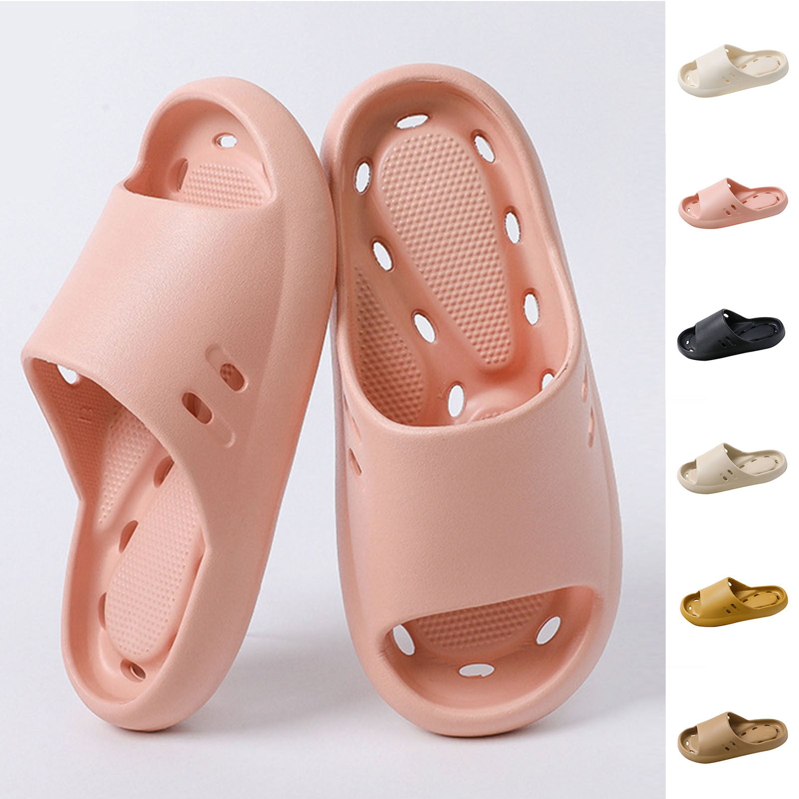 Xunlbb Lightweight Sandals for Women Men Comfort Non-Slip Pillow House ...