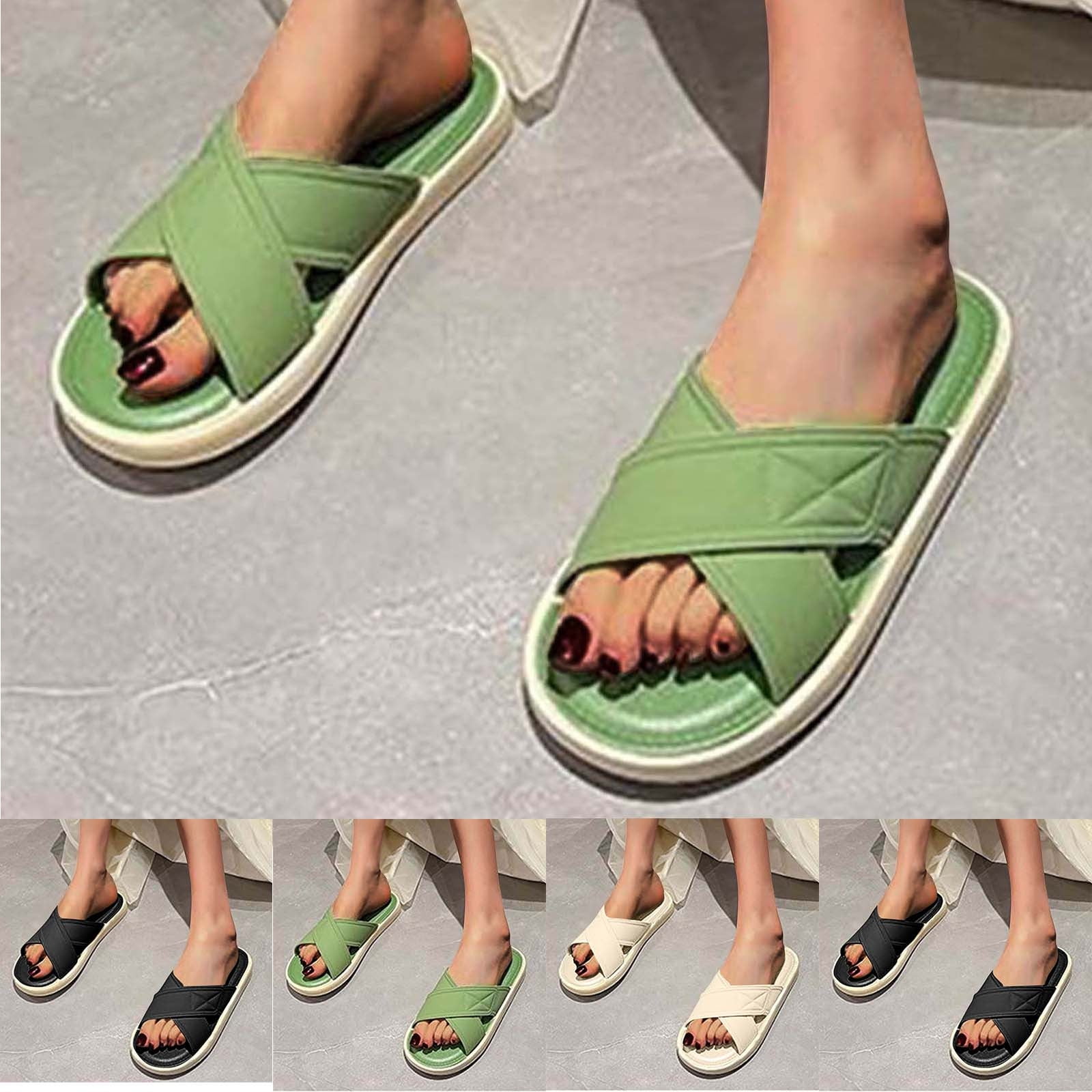Xunlbb Lightweight Sandals for Women Men Comfort Non-Slip Pillow House ...