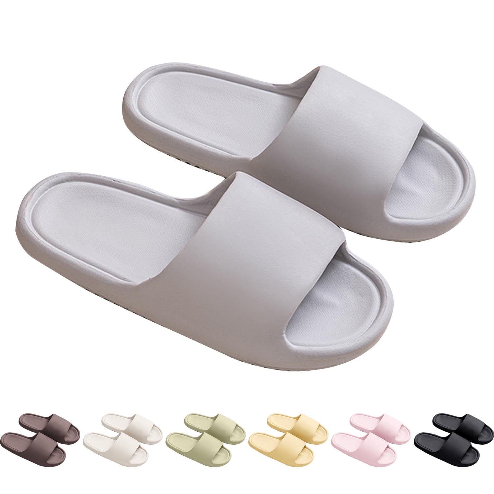 Xunlbb Lightweight Sandals for Women Men Comfort Non-Slip Pillow House ...