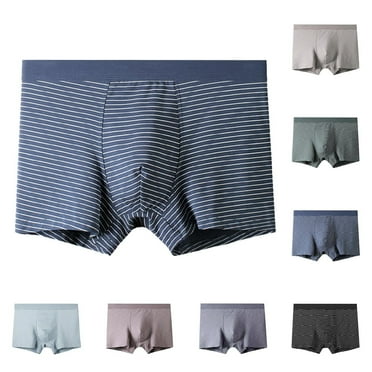 Men's 5-Pack Sports-Inspired Stripe Ringer Boxer Brief - Walmart.com