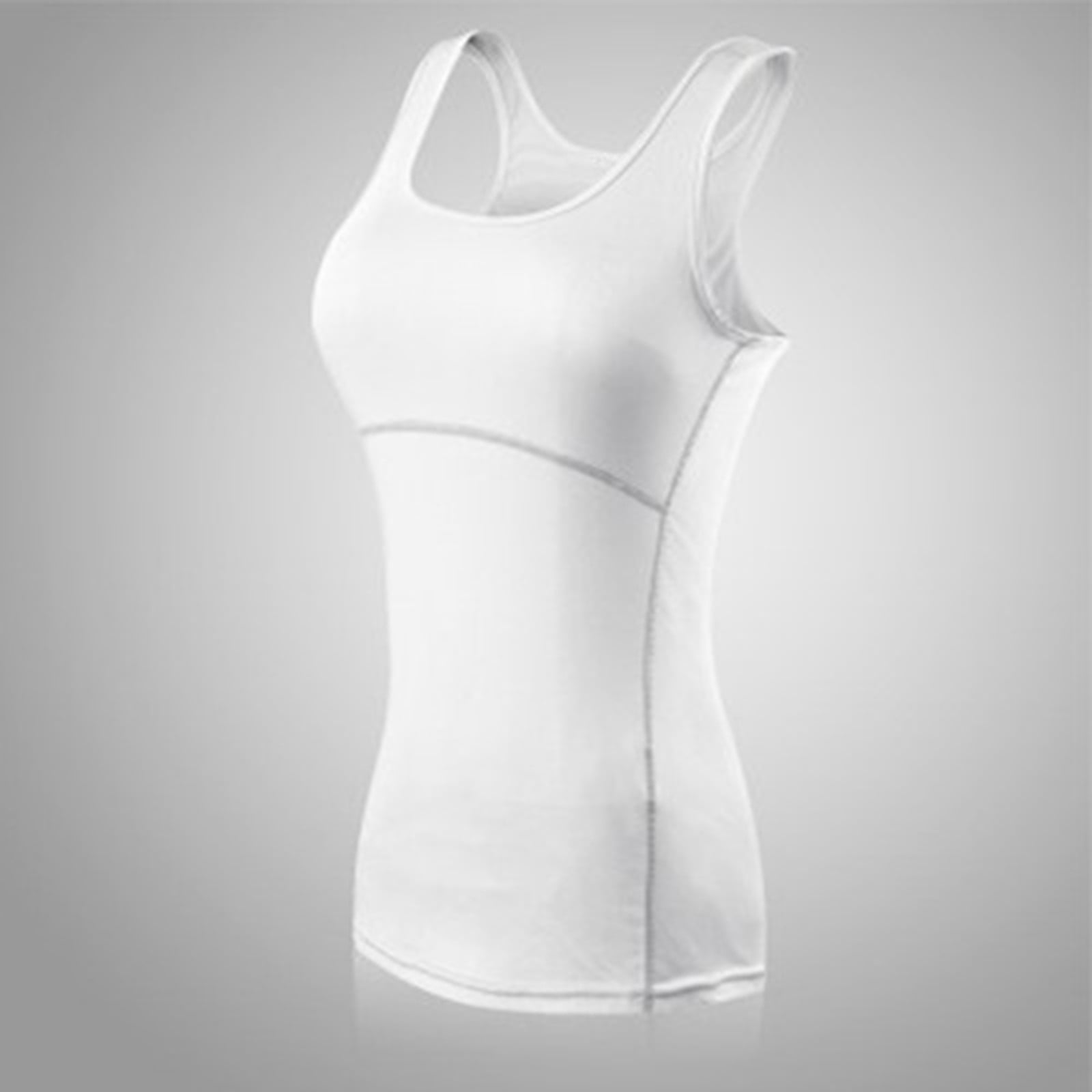 Xunlbb Sports Tank Tops for Women Tummy Control Tops Summer Training ...