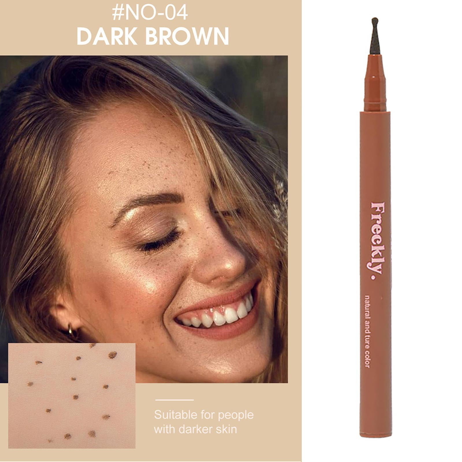 Xurol Freckle Pen,Freckle Stamp,Freckle Pen Lifelike Concealer Point ...