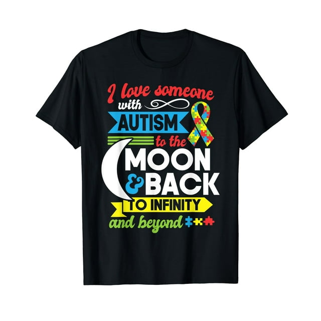 Xuwenfeng Autism Mom Sister Grandma I Love Someone With Autism T-Shirt - Walmart.com