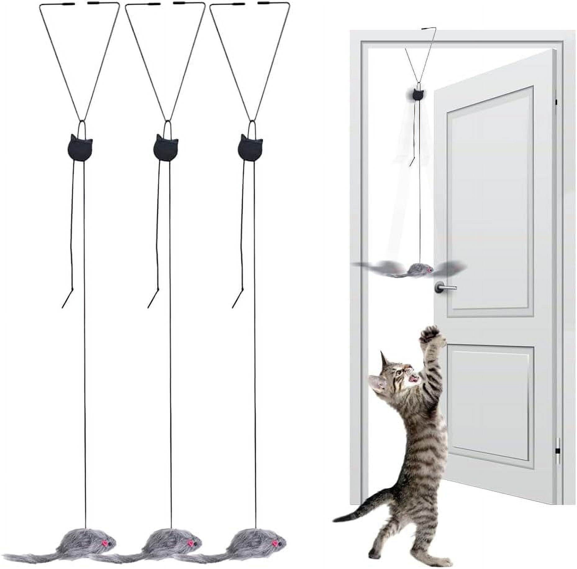 Xuyuan Door Hanging Cat Toys 2025 - Interactive Feather & Jumping Mouse ...