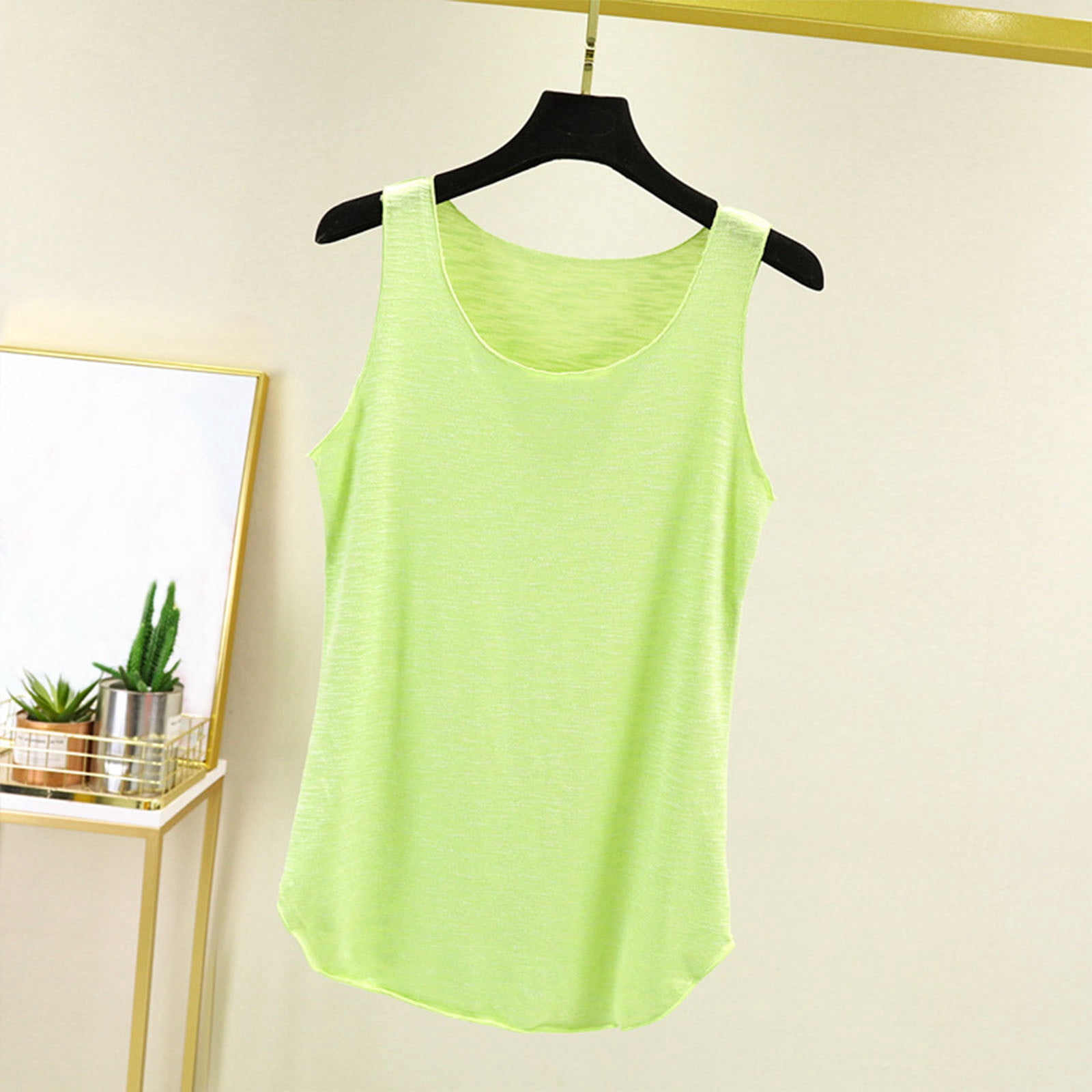 Xuyuer Women's Crew Neck Fashion Casual Solid Color Layering Top ...