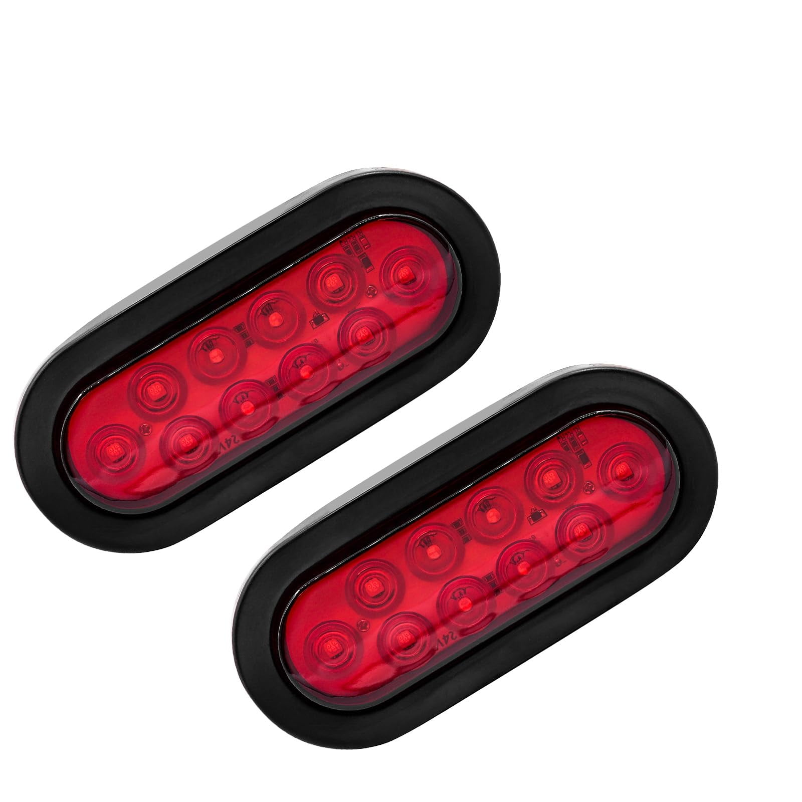 Xuzimaoyi Trailer lights, Boat Trailer Lights Red Oval led Trailer ...