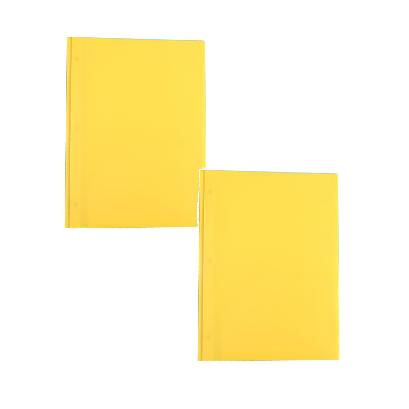 Xwjun 2pc Vinyl Folders With Pockets 2 Pocket Folders Bulk 2 Pocket ...