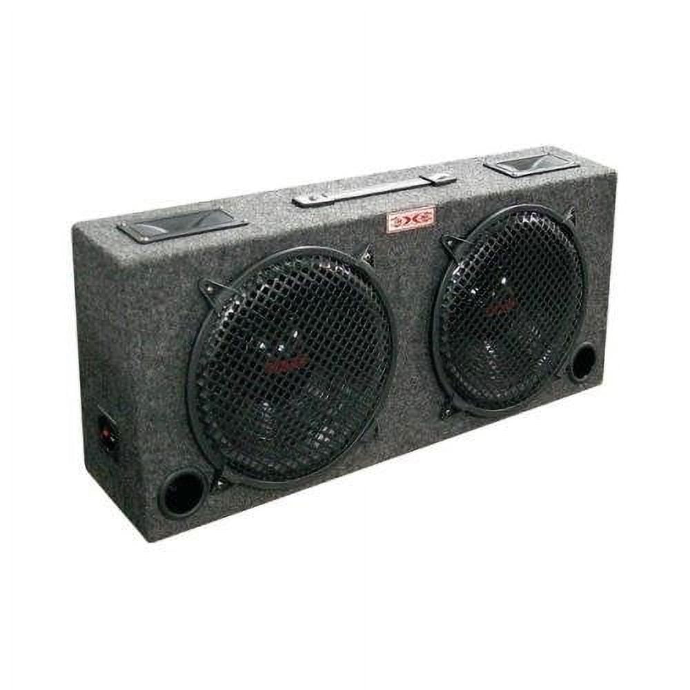 Xxx kic120 Dual 12 Car Audio Subwoofer Sub Box with 5 Inch Tweeters ...