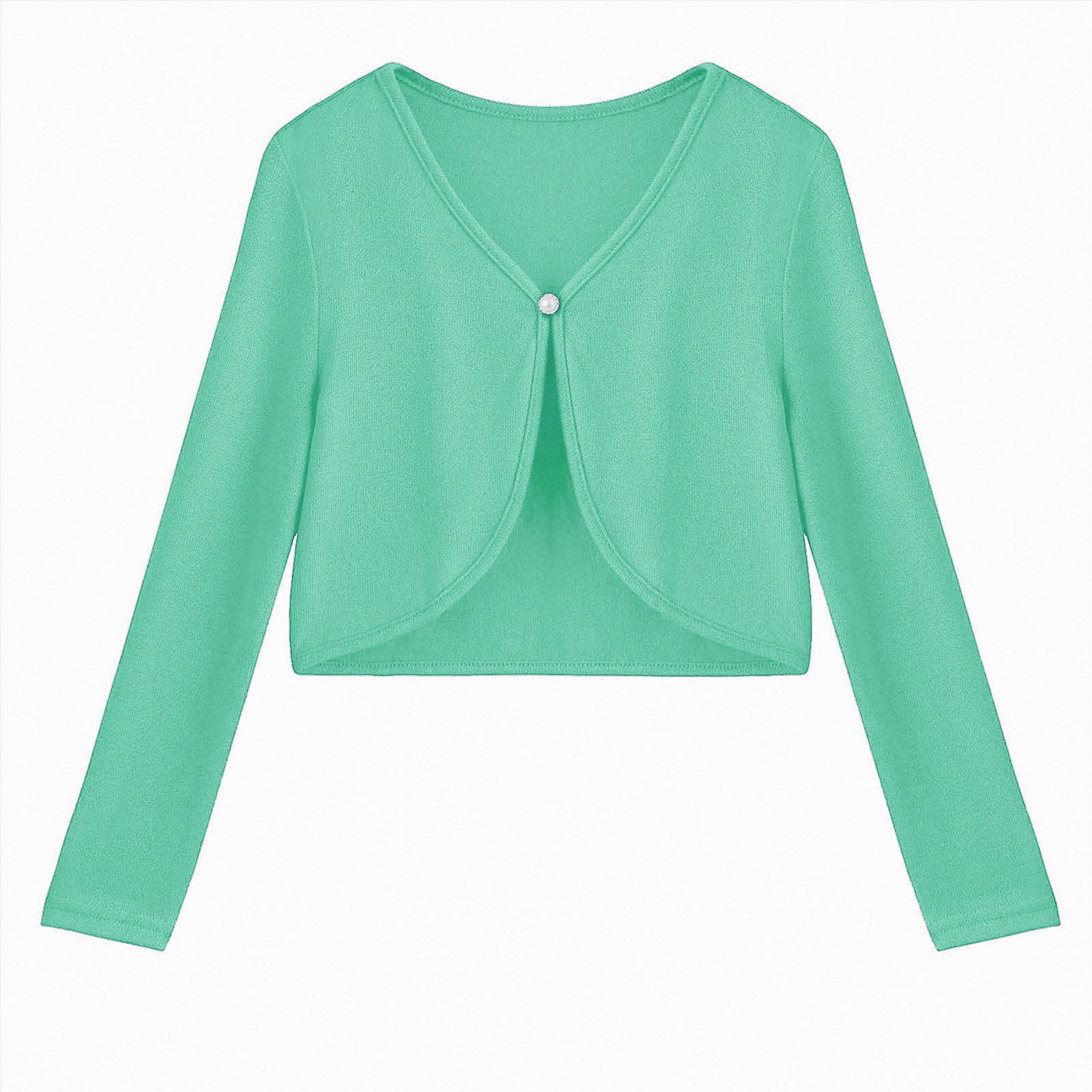 Xyant Girls Open Front Cardigan Kids Girls Shrug Children Knit Long ...