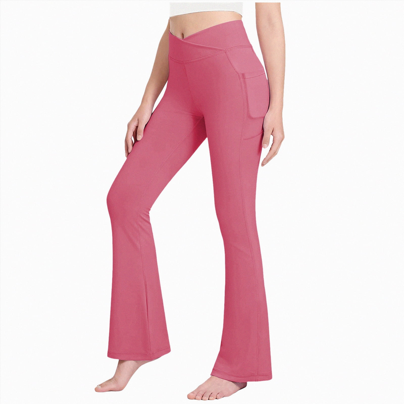 Xyant Little Girl Leggings Crossover Yoga Pants Kids Athletic Bell ...