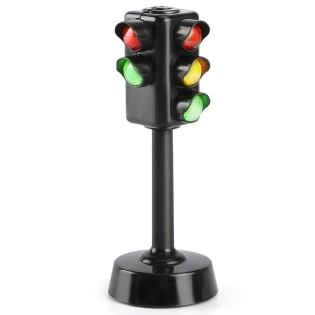 Windcarnival Mini Traffic Signs Road Light Block with Sound LED ...
