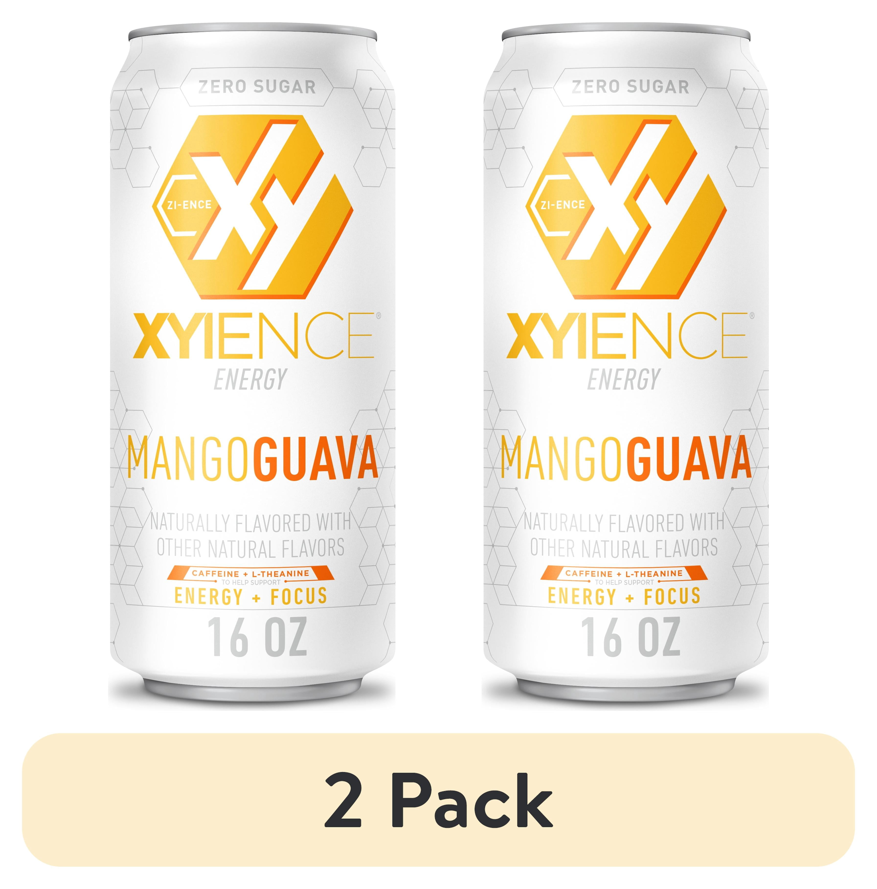 (2 pack) Xyience Mango Guava Energy Drink, 16 fl oz can - Walmart.com