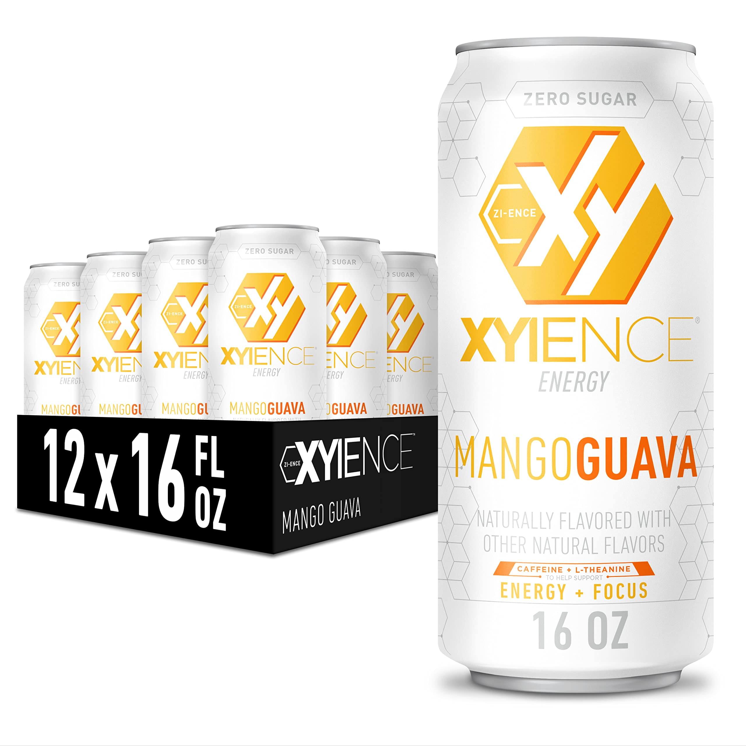 Xyience Energy Drinks Mango Guava 16 Ounce (12 Cans) - Walmart.com