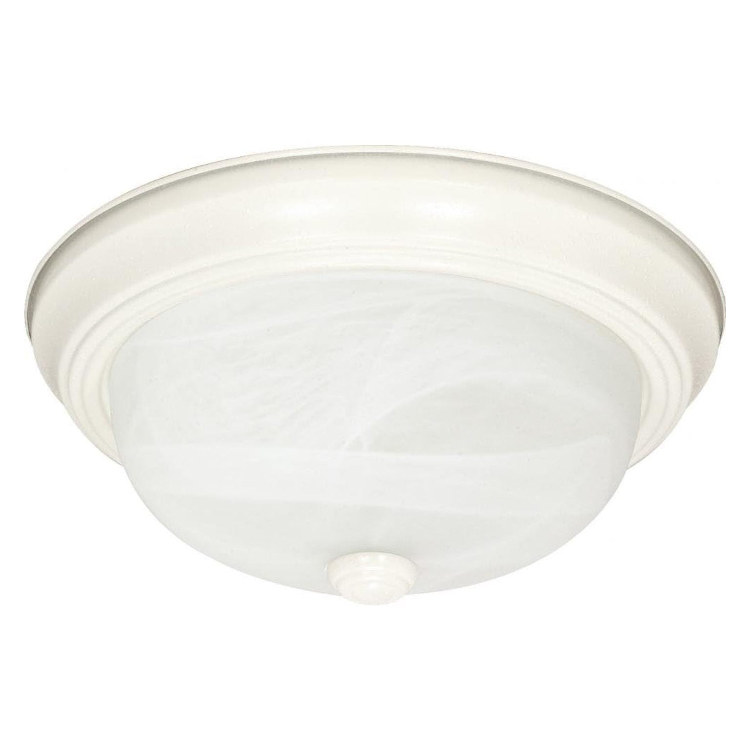 XylehR 60/223 Flush Mounted Dome Light Fixture, 15", Textured White ...