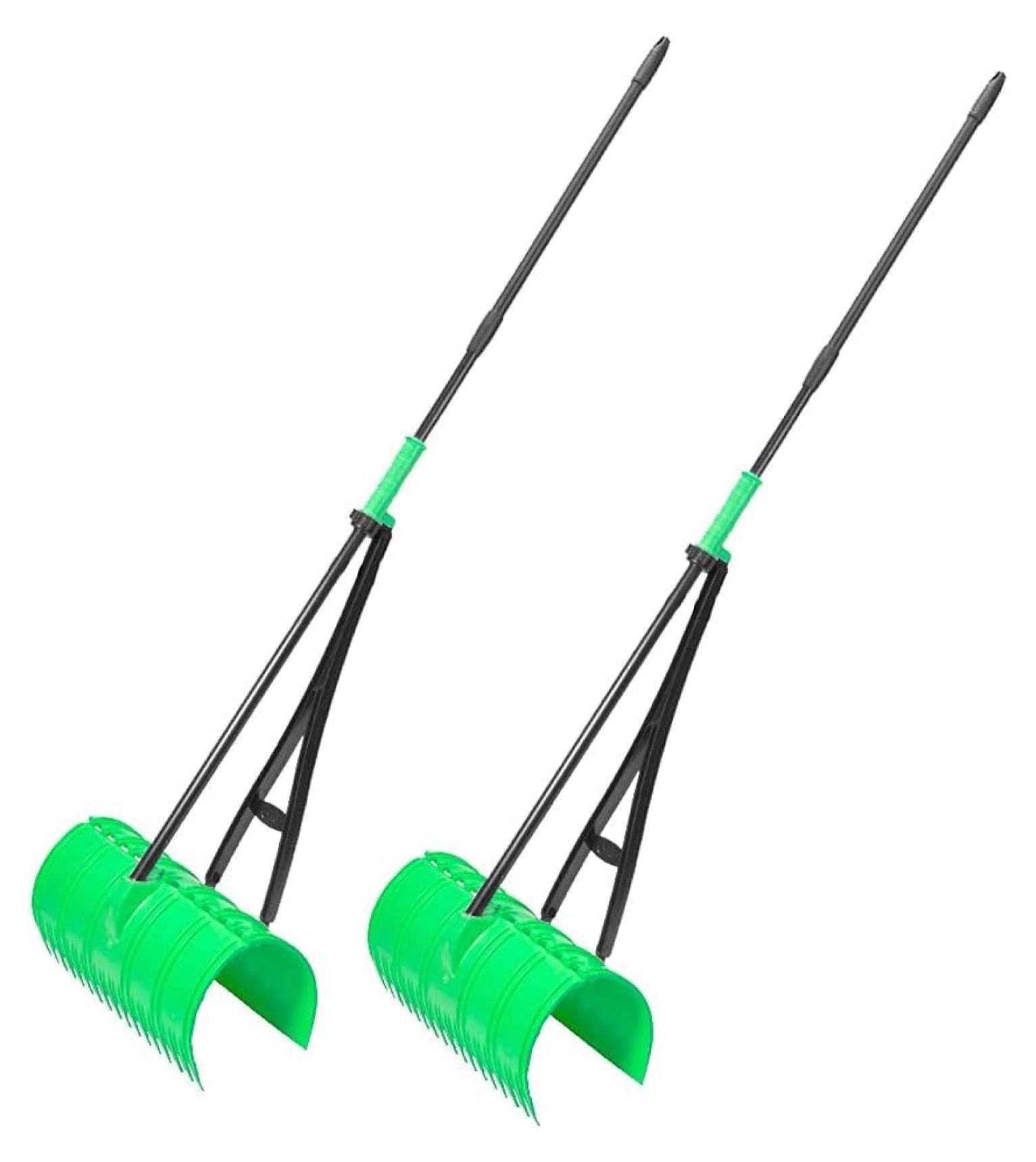 XylehR Back Saving Garden Rake ― Leaf Rakes for Gardening ― Leaf Picker ...