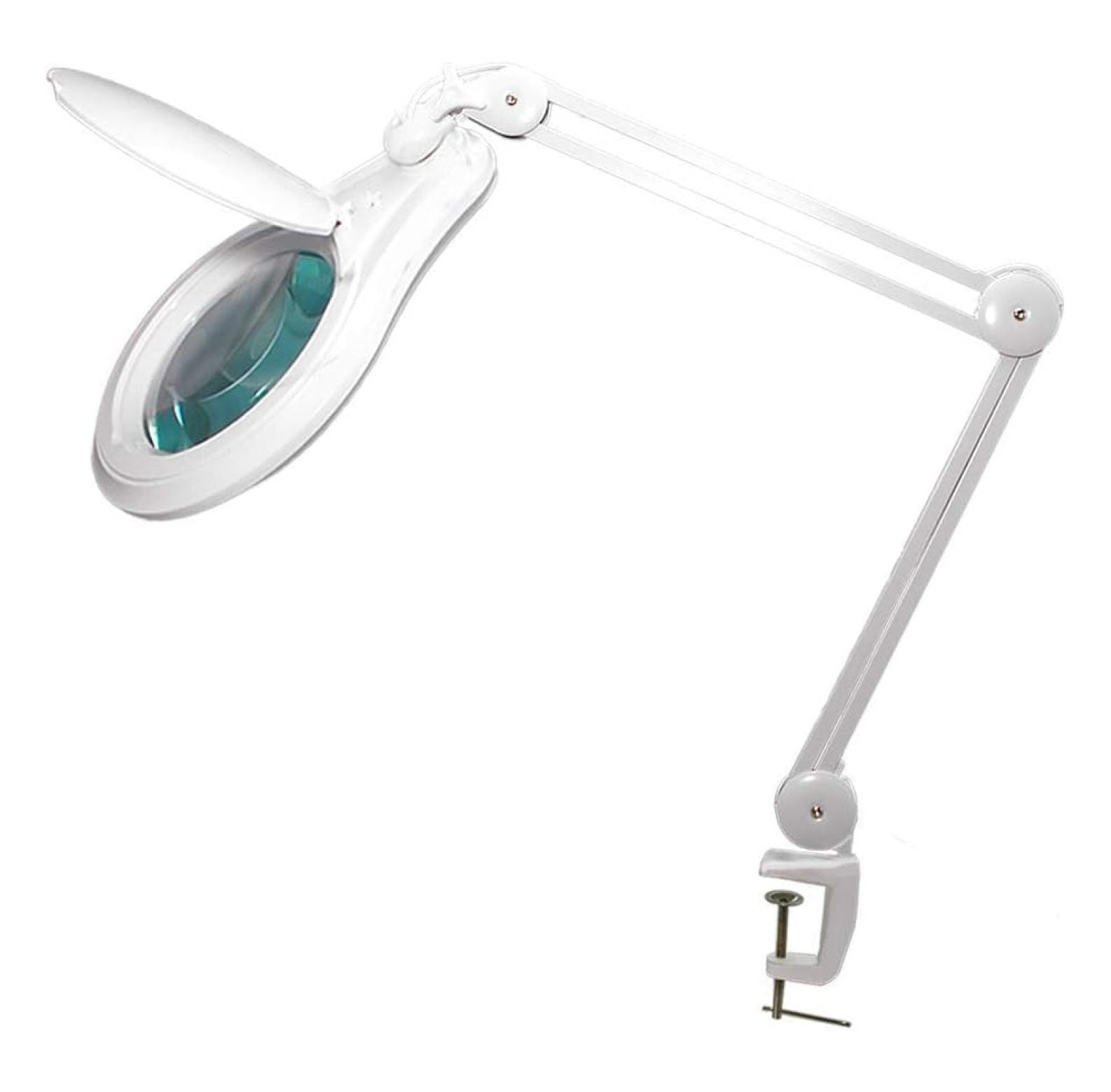 XylehR (Glass Lens) Professional LED Magnifying Lamp with Clamp ...