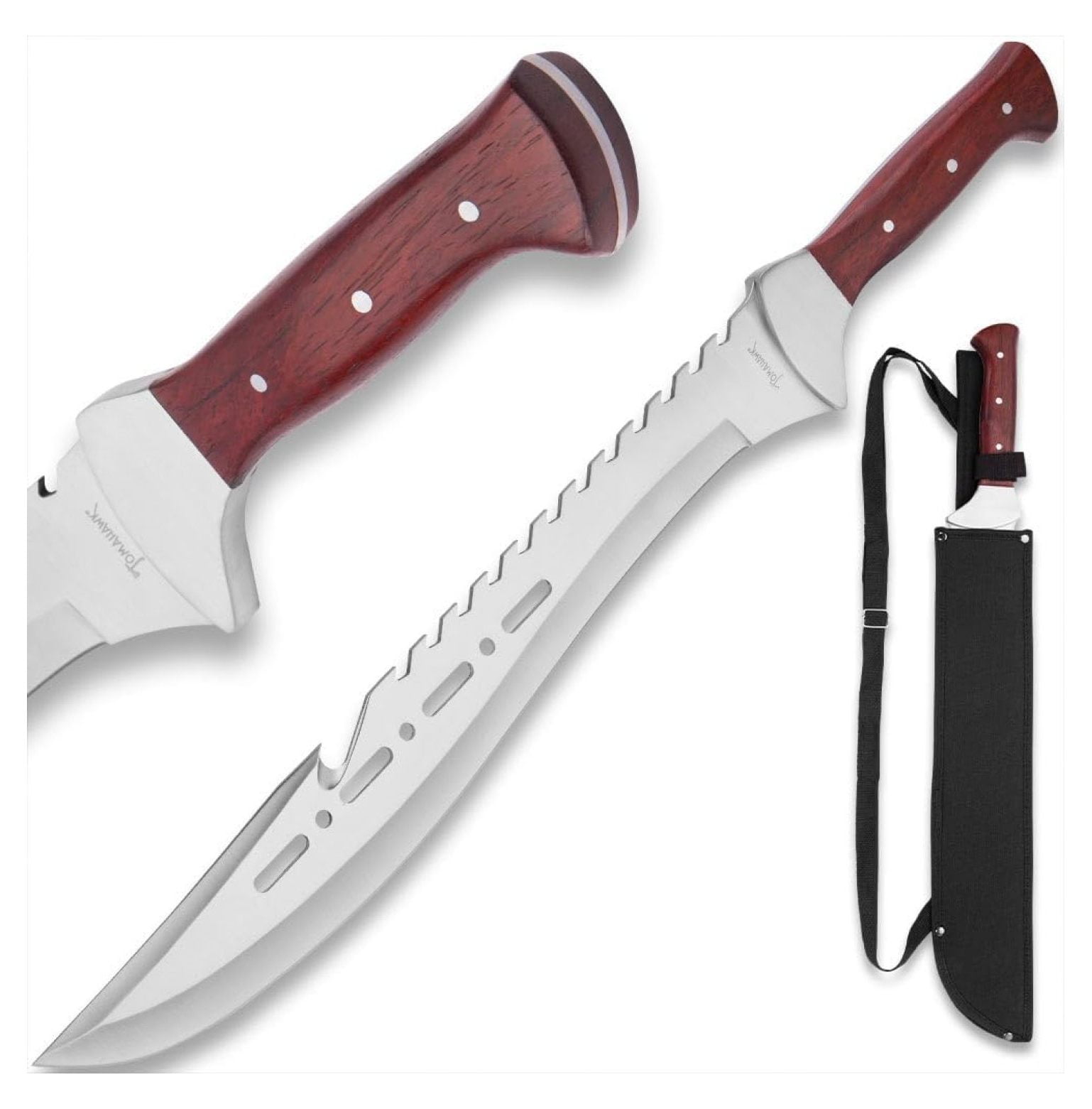 XylehR Machete | 15" Stainless Steel Blade | Heartwood Handle | Nylon ...