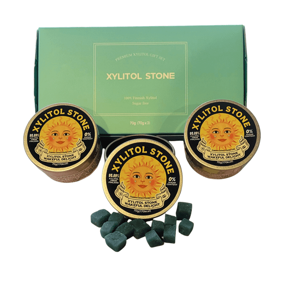 Xylitol Stone Sugar-Free Hard Candy Breath Mints, Wakeful Delight ...