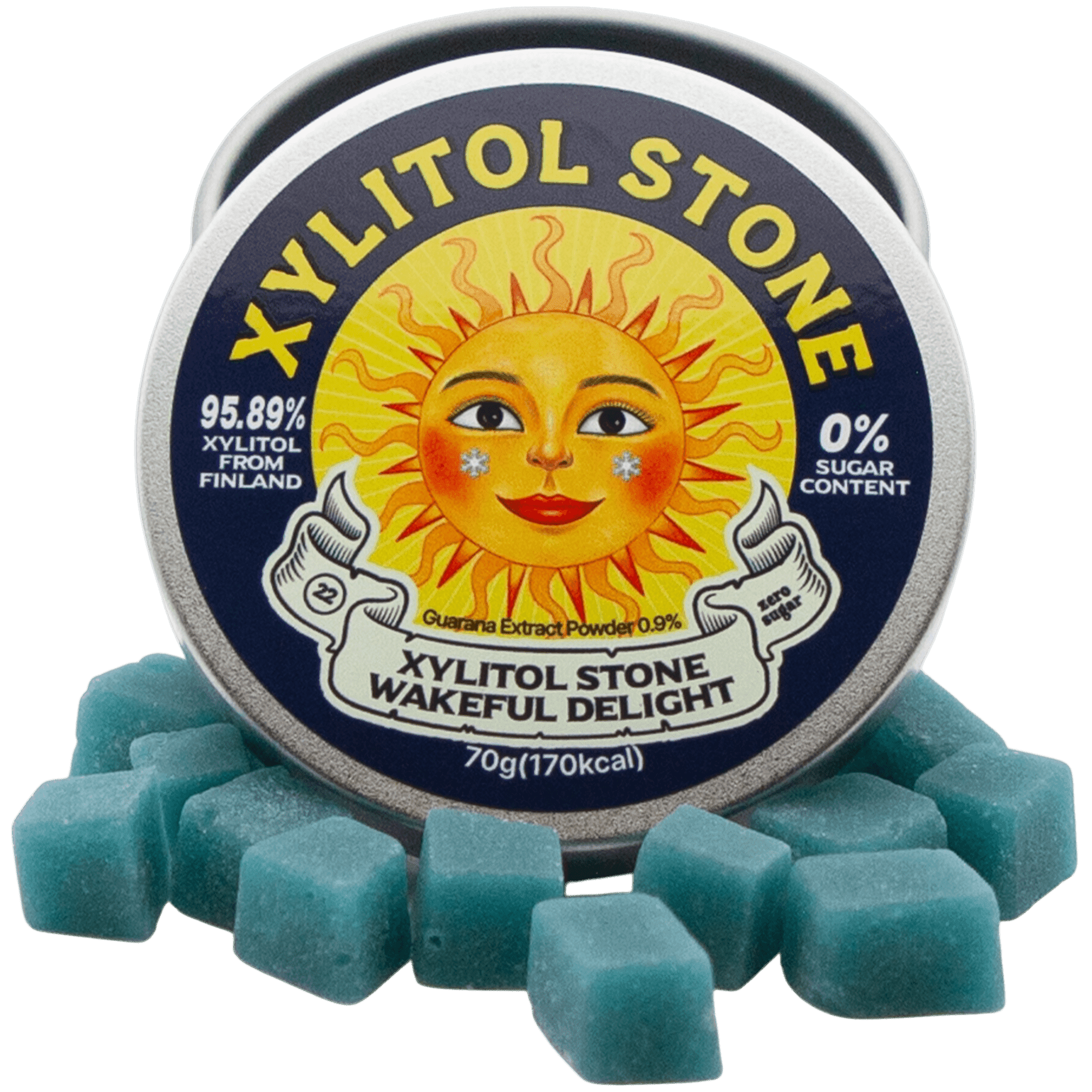Xylitol Stone Sugar Free Hard Candy, Peppermint Flavor, Xylitol ...