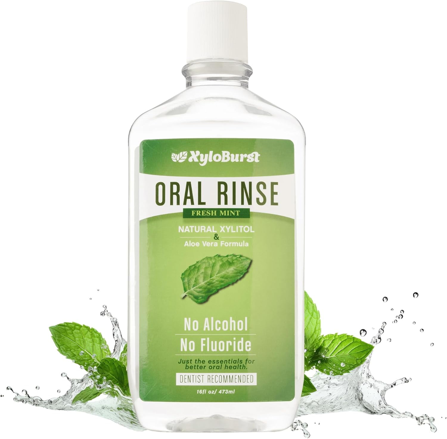 Xyloburst Oral Rinse Mouthwash - Natural Xylitol Mouthwash | Fluoride ...