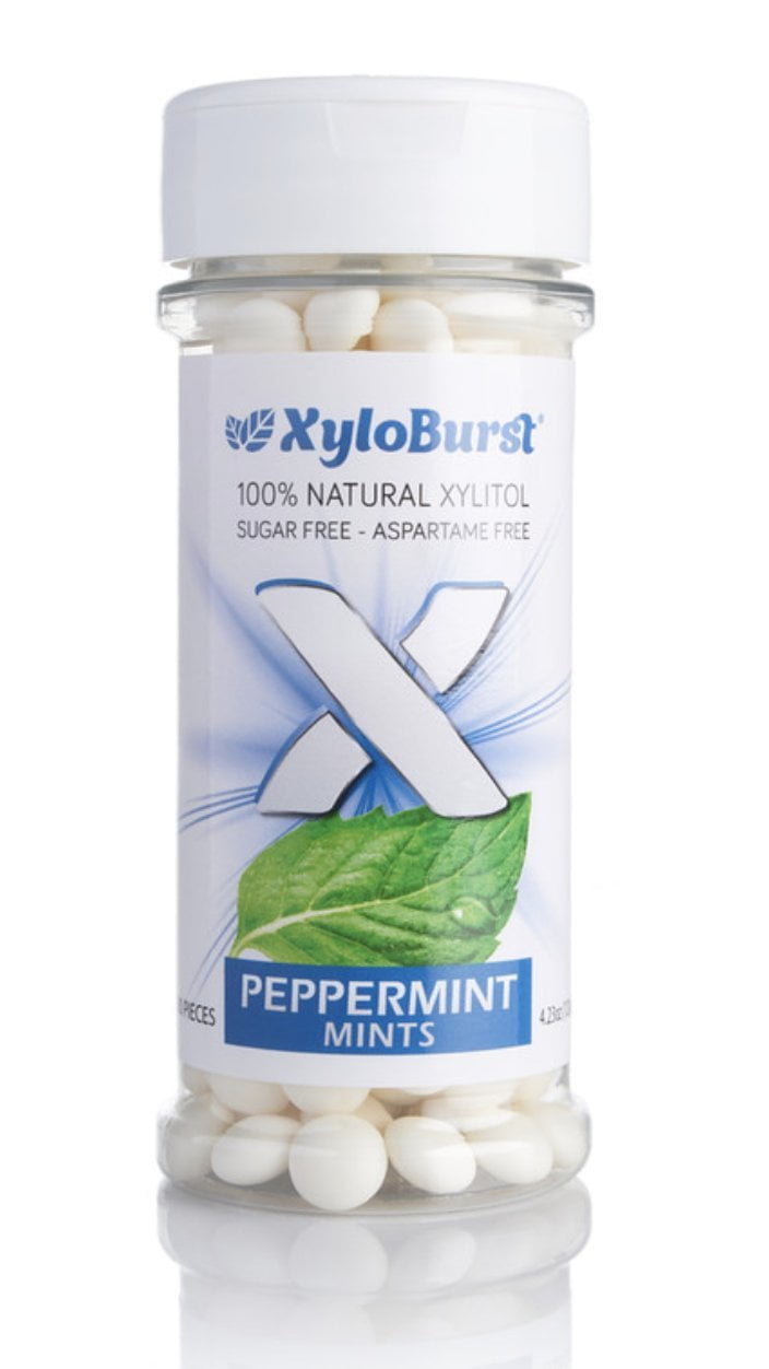 XyloBurst - Peppermint Xylitol Mints | Sugar Free Breath Mints for Oral ...