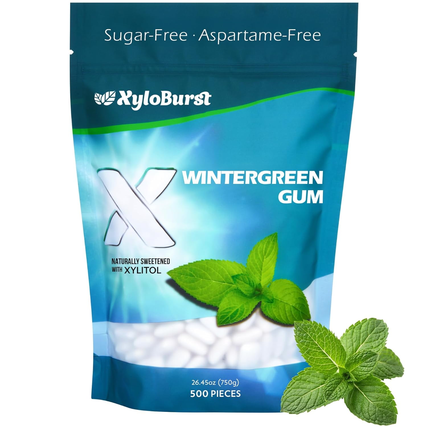 XyloBurst Xylitol Chewing Gum | Sugar Free, Gluten Free, Keto Friendly ...