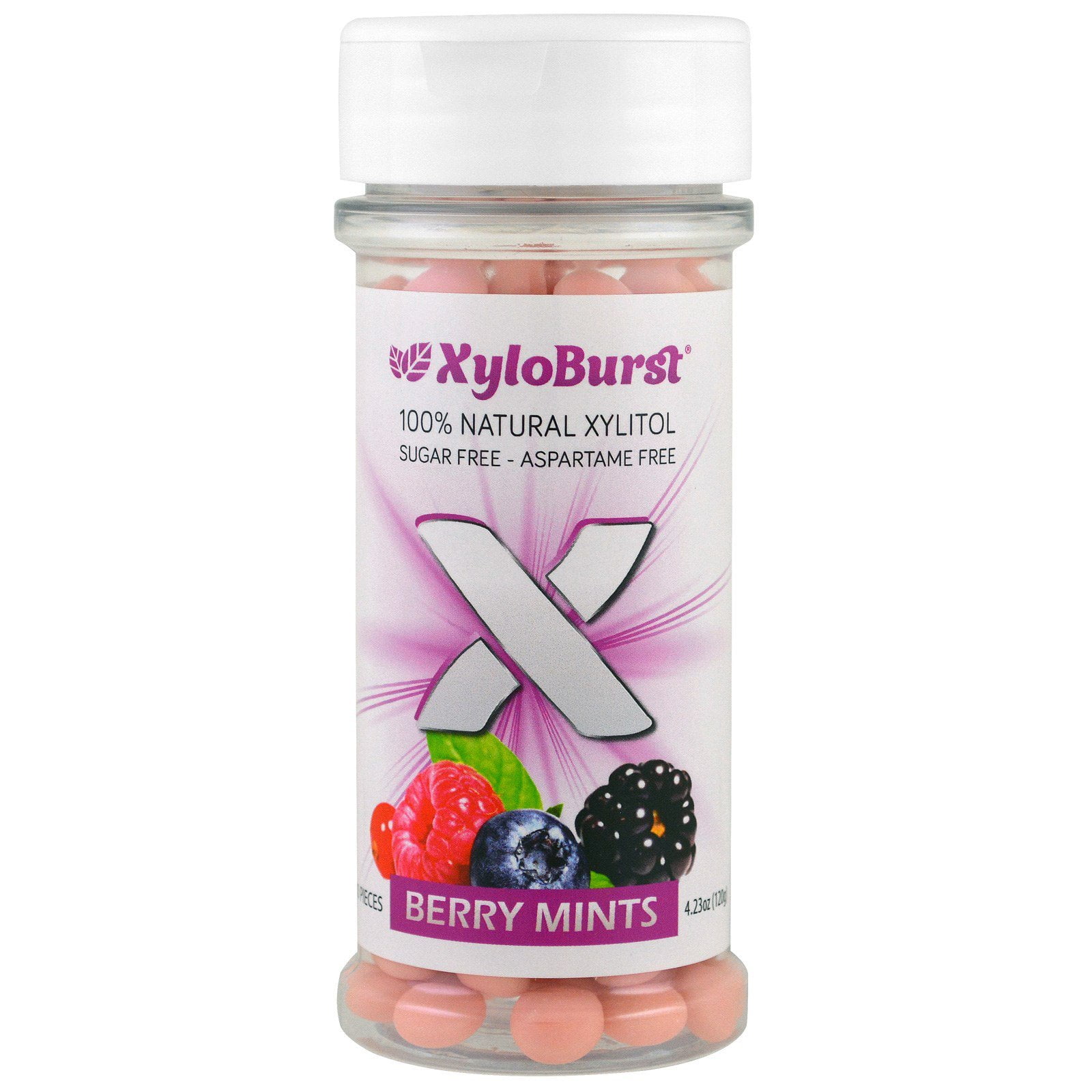 XyloBurst - Xylitol Mints Berry - 200 Piece(s) - Walmart.com