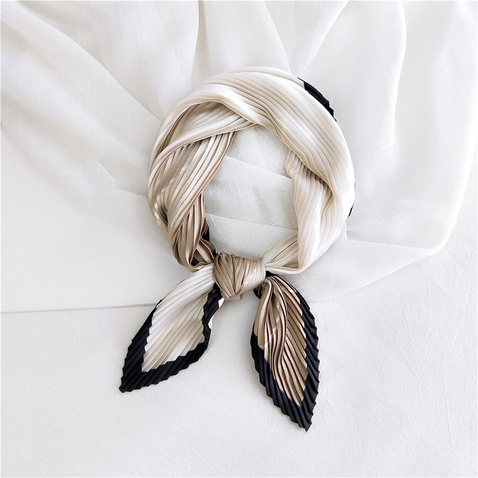 Xysaqa 27" Square Head Scarf for Women - Vintage Head Scarves Square ...