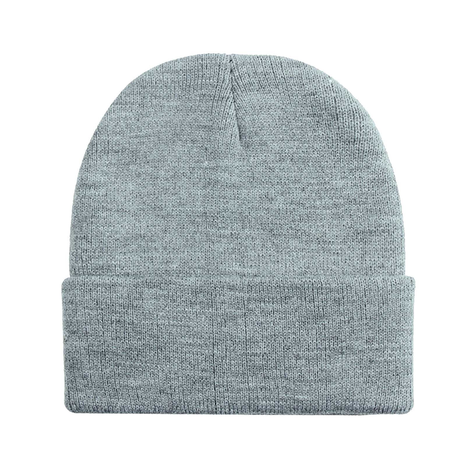 Xysaqa Beanie Hats Men Women Soft Slouchy Knit Skull Cap Unisex Warm ...