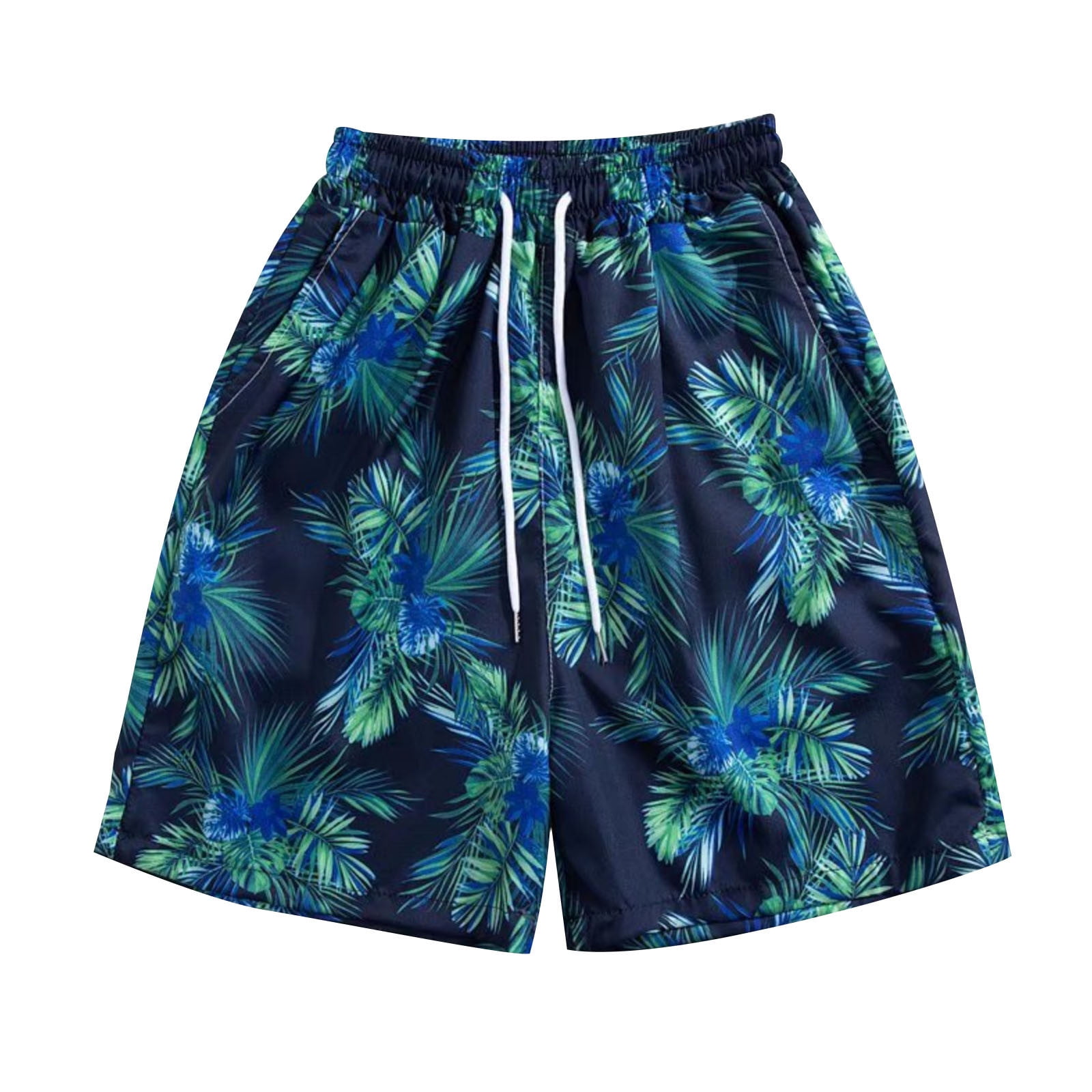 Xysaqa Men's Swim Trunks Vintage 80S 90S Hawaiian Printed Swimsuits ...