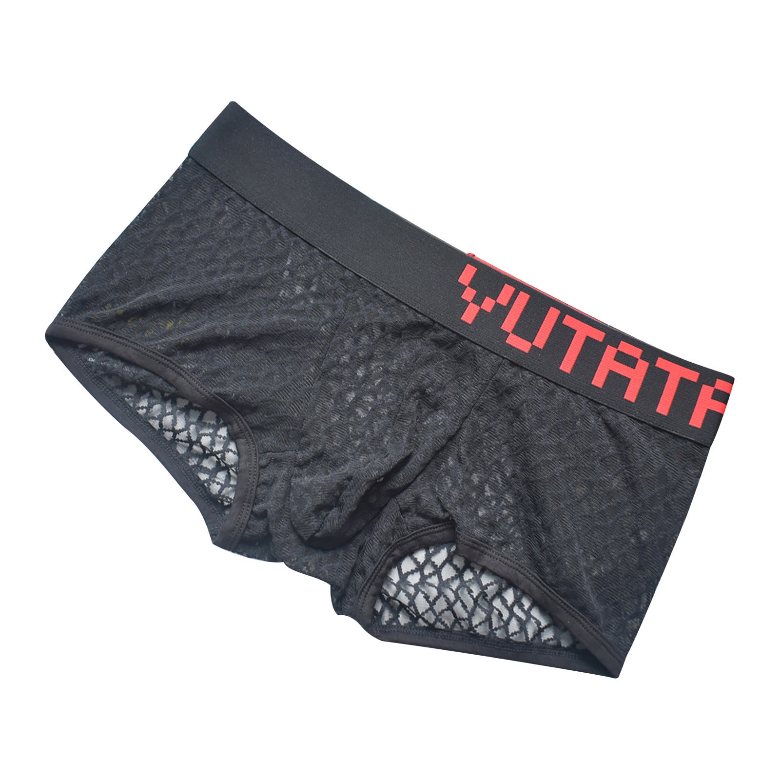 Xysaqa Men's Boxers Briefs Mesh Breathable Quick-Dry Sexy Underwear for ...